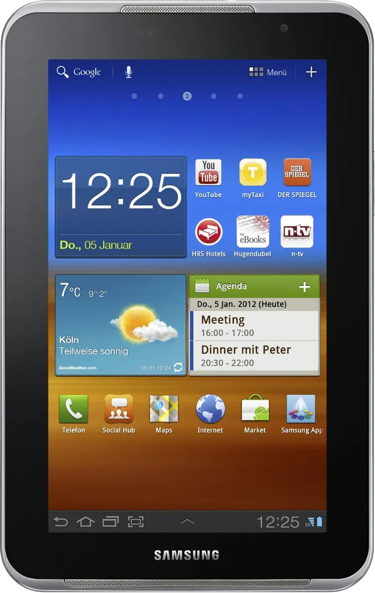 Samsung P6200 Galaxy Tab 7.0 Plus (16GB) Price in India 2025, Full ...