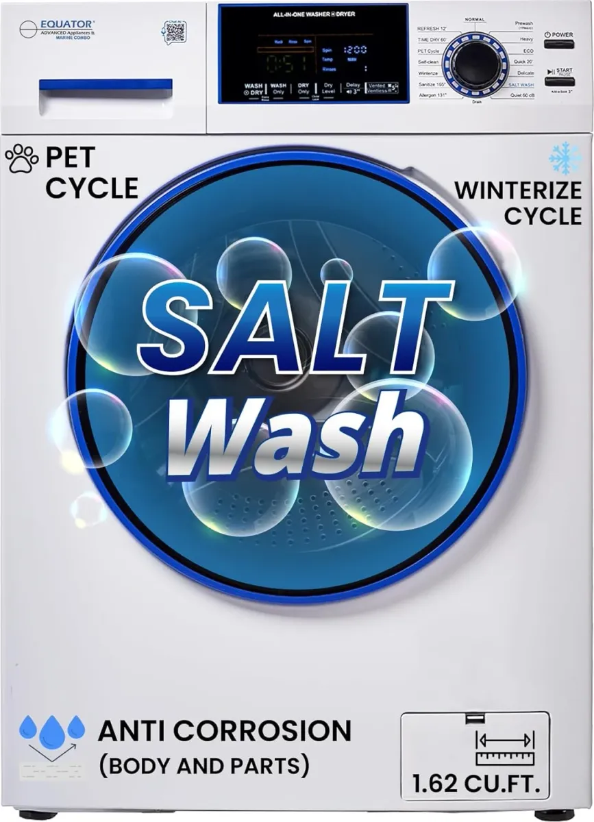 Equator ‎EZ 4650 CV 1.62 cu ft Fully Automatic Front Load Washing ...