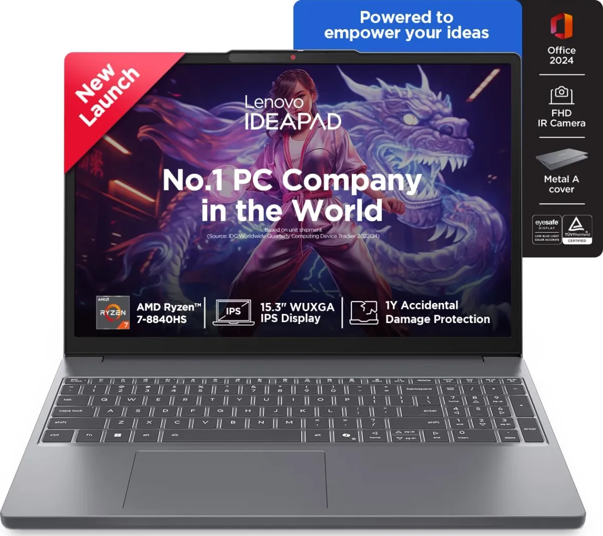 Lenovo IdeaPad Slim 3 83KA004SIN Laptop (AMD Ryzen 7 8840HS/ 16GB ...