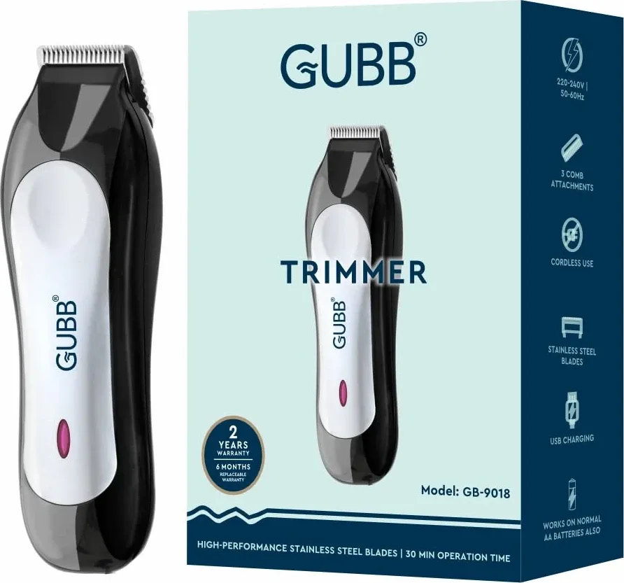 GUBB GB-9018 Trimmer - Price in India (May 2026), Specs, Reviews ...