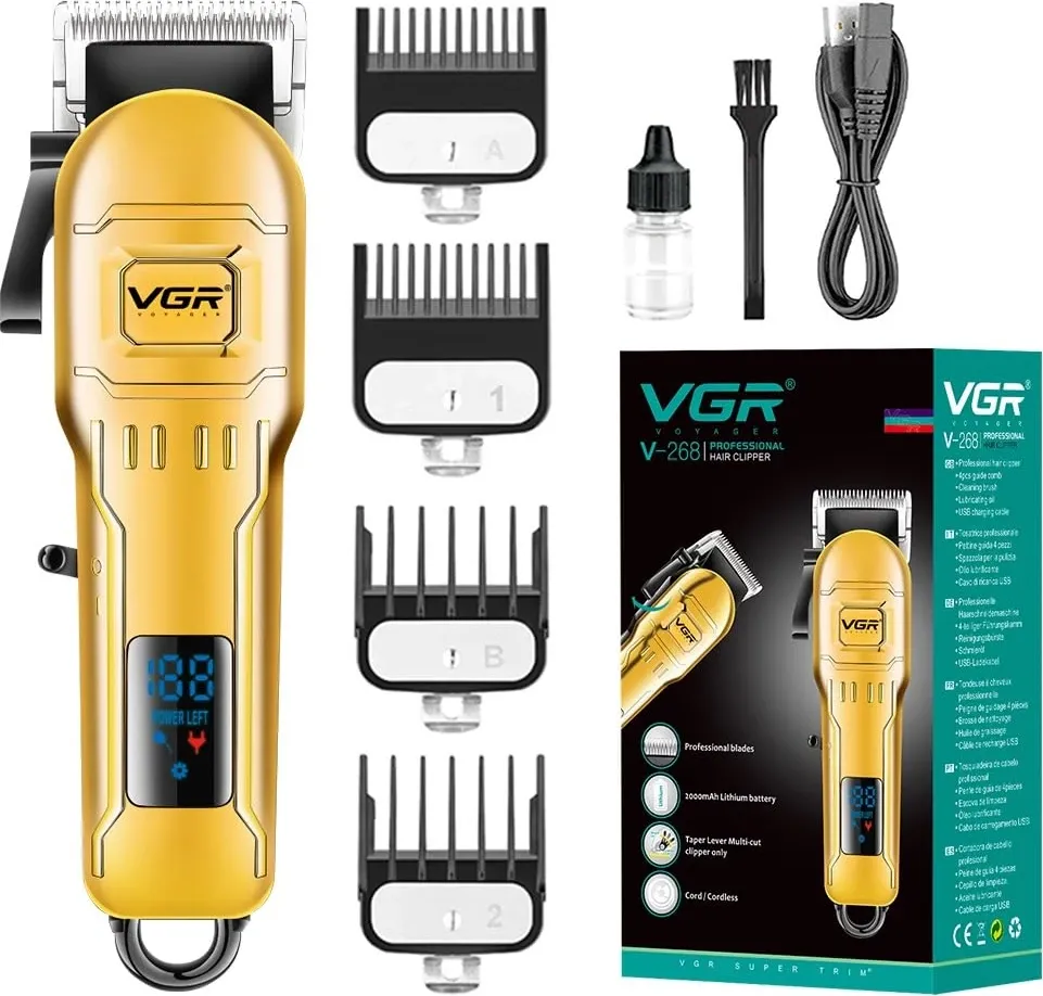 VGR V-268 Professional Hair Clipper - Price in India (Apr 2026), Specs ...