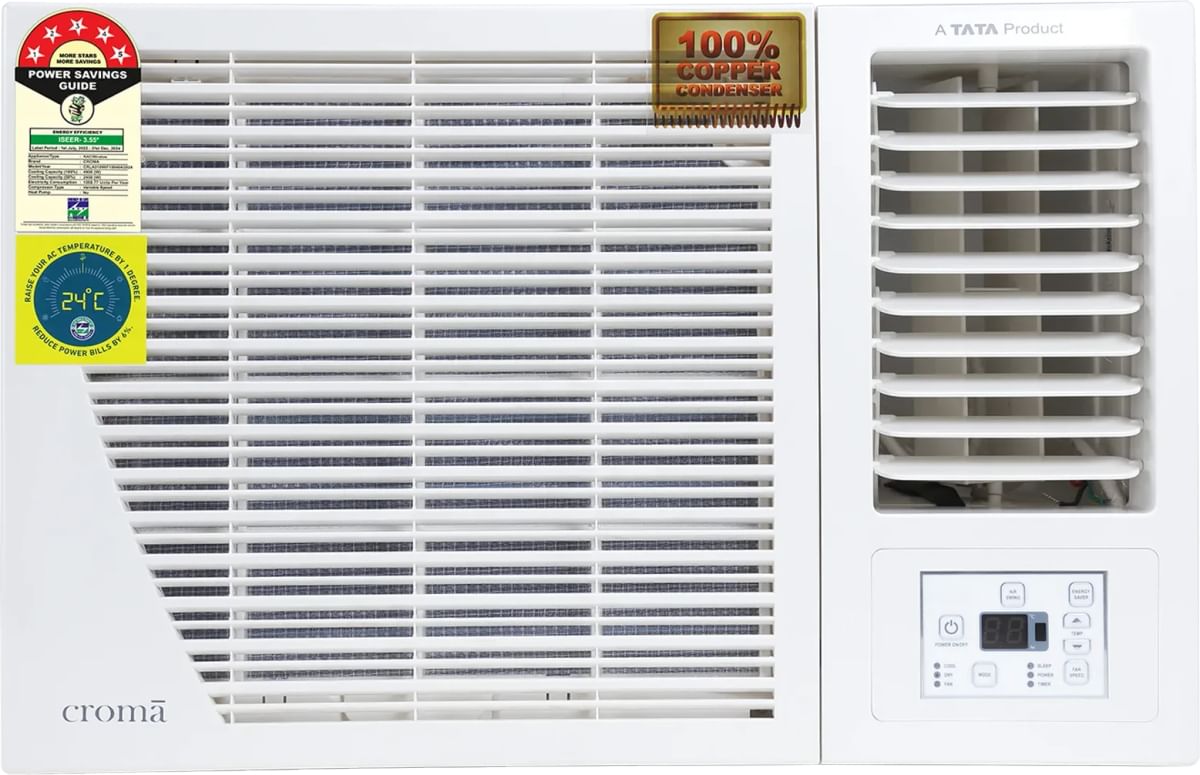 Croma CRLA018WIF199404 1.5 Ton 5 Star 2024 Window AC Price in India ...