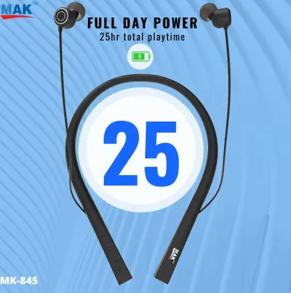MAK MK-845 Wireless Neckband Price in India 2025, Full Specs & Review | Smartprix