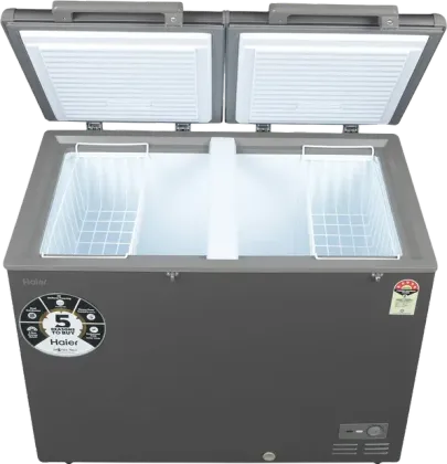 Haier HFC-345DME5 345 L 5 Star Double Door Deep Freezer - Price in ...