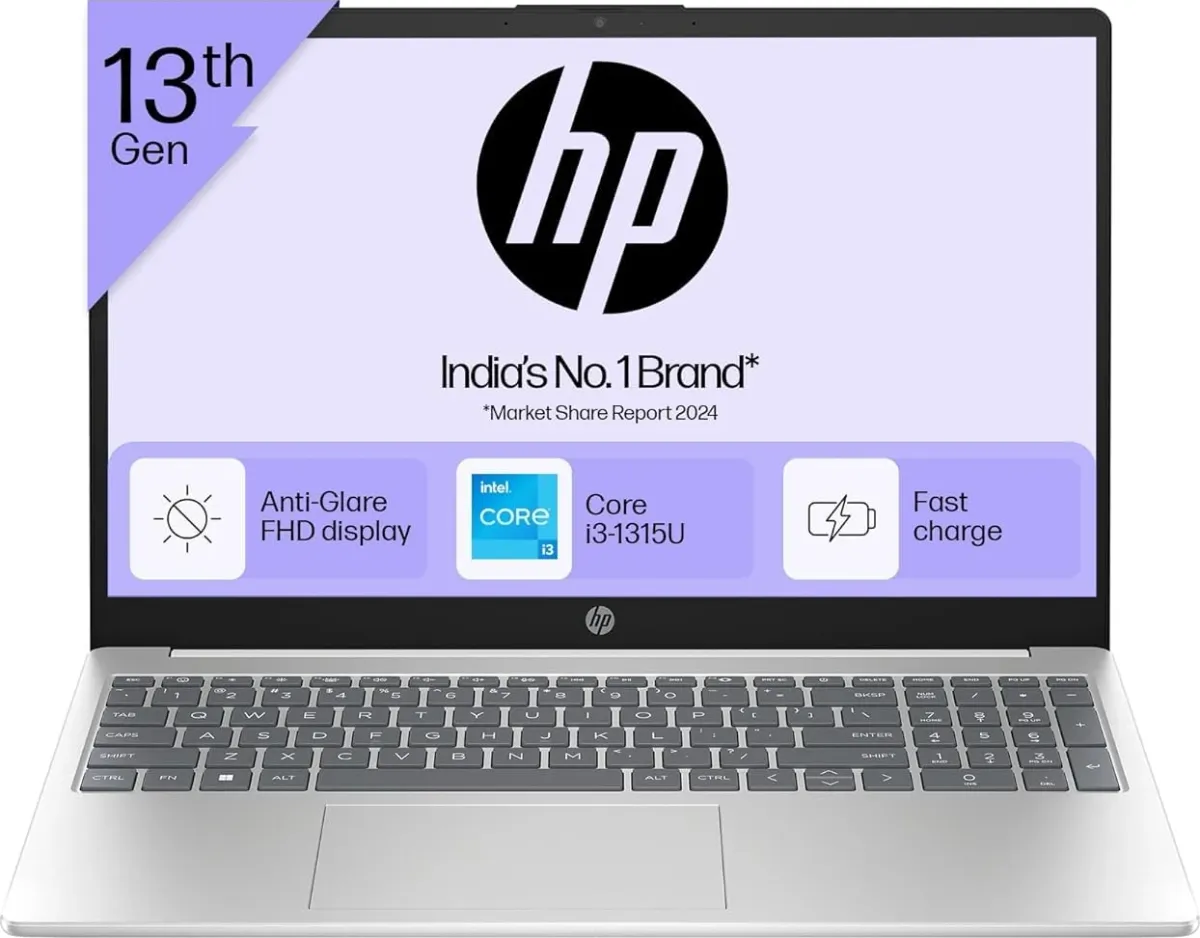 HP 15-FD0582TU Laptop (13th Gen Core i3/ 8GB/ 512GB SSD/ Win11 Home ...