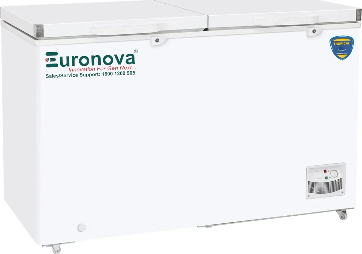 Euronova EHF-320 2D 320 L Double Door Deep Freezer - Price in India ...