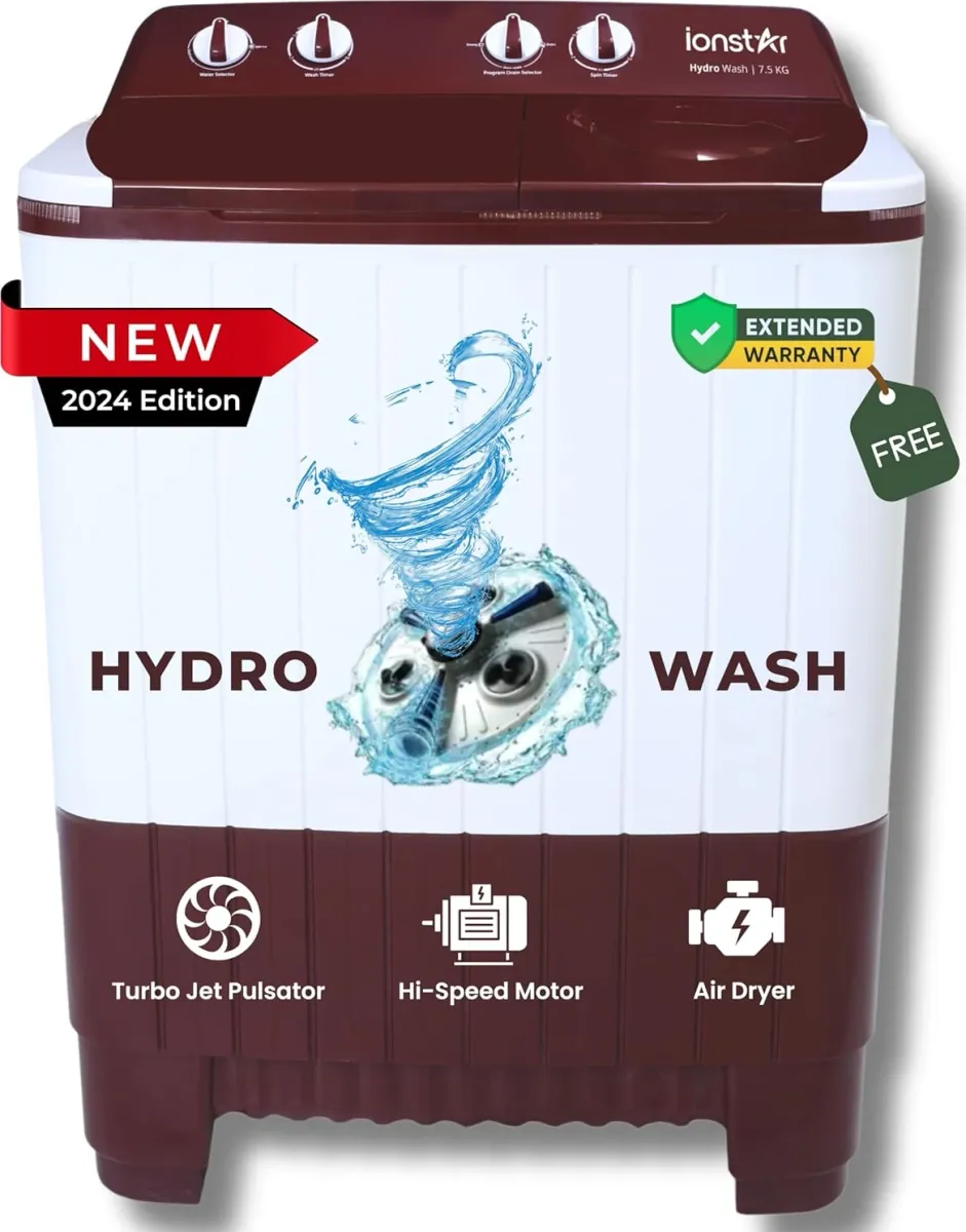 Ionstar STAR75-DLX 7.5 Kg Semi Automatic Washing Machine - Price in ...