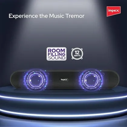 Impex MusikBar M1012 12W Bluetooth Soundbar Price in India 2025, Full ...