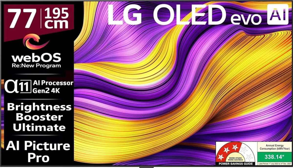 LG evo AI G5 77 inch Ultra HD 4K Smart OLED TV (OLED77G56LA) Price in ...