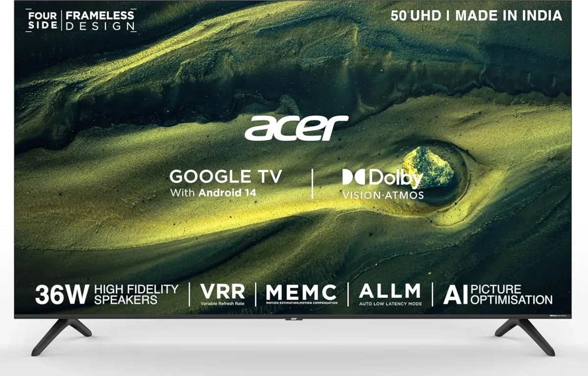 Acer L Series 50 inch Ultra HD 4K Smart LED TV (AR50UDLGU2875AT ...