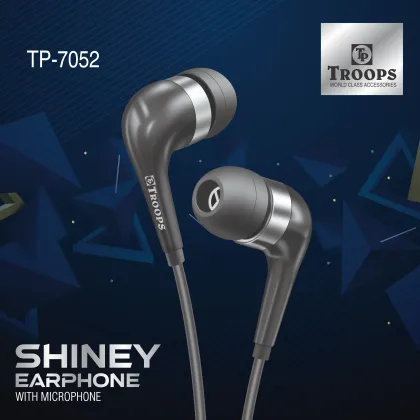 TP TROOPS TP-7052 Wired Earphones Price in India 2025, Full Specs ...