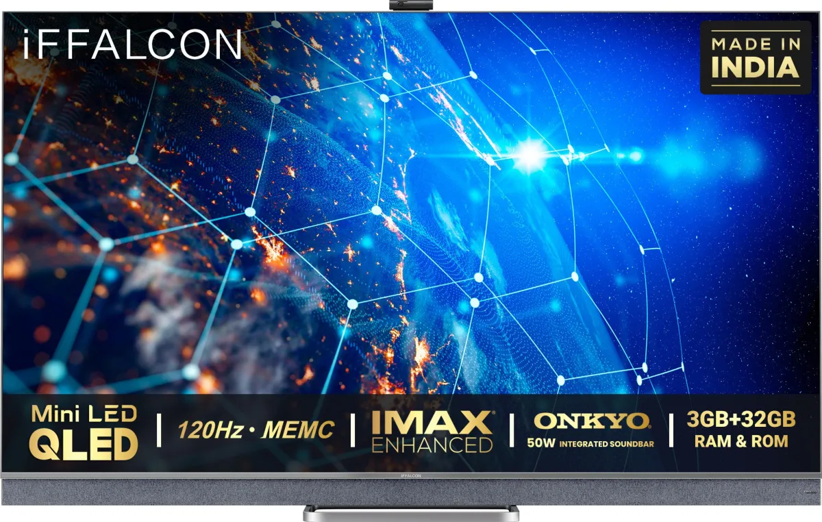 iFFALCON 55H82 55 inch Ultra HD 4K Smart QLED TV Price in India 2025 ...