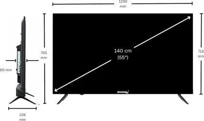Amaze1 AZ55WOUSFL 55 Inch Ultra HD 4K Smart LED TV - Price in India ...