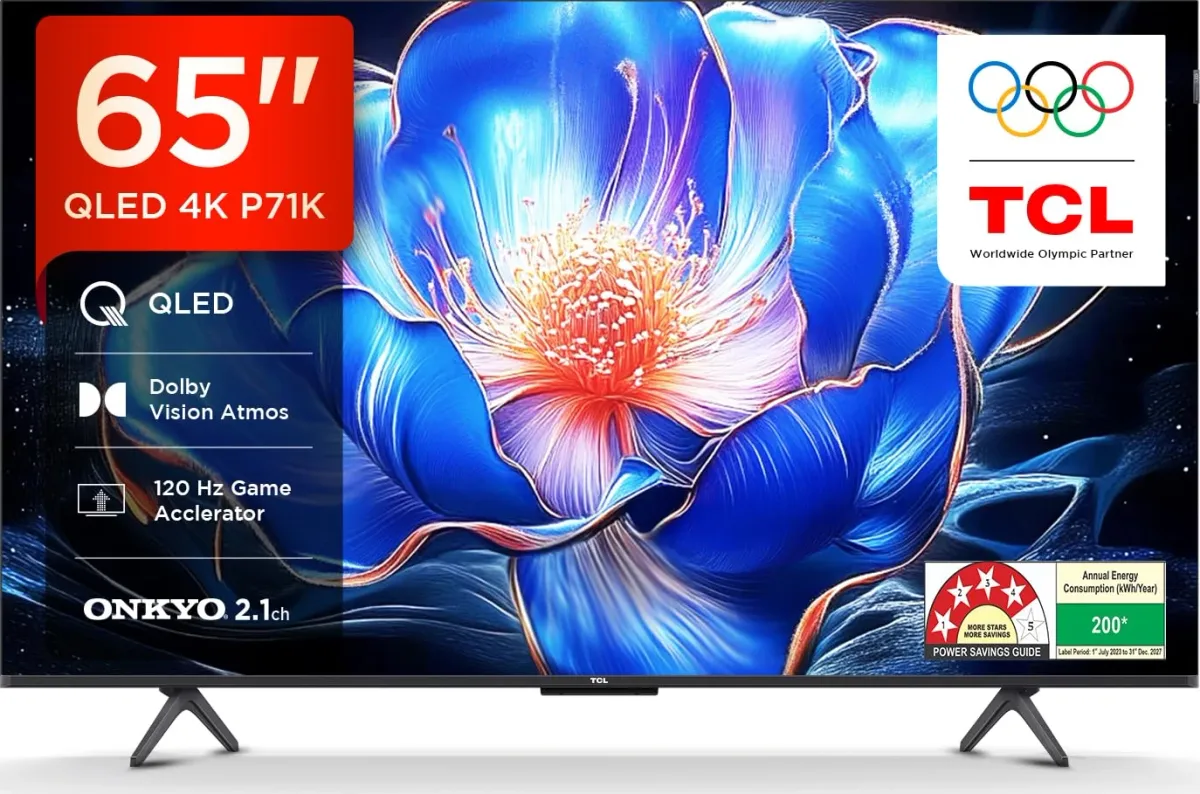 TCL P71K 65 inch Ultra HD 4K Smart QLED TV (65P71K) - Price in India ...
