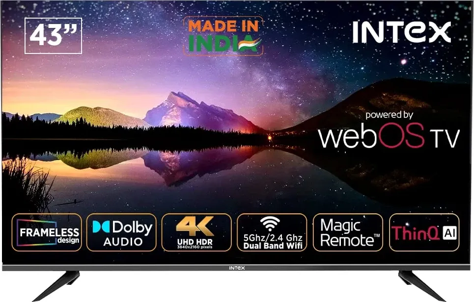 Intex WOS4320U 43 inch Ultra HD 4K Smart LED TV Price in India 2025 ...