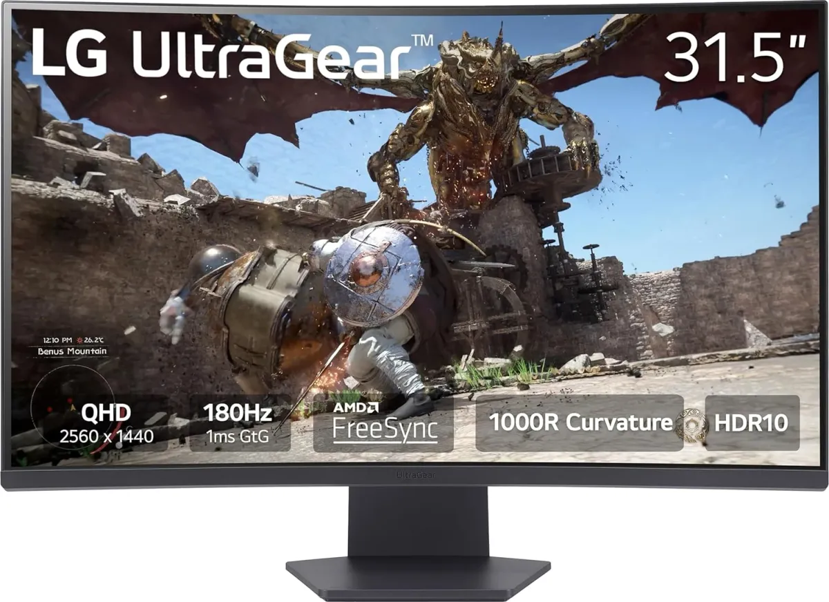 LG Ultragear 32GS60QC-B 32 inch Quad HD Curved Monitor Price in United ...