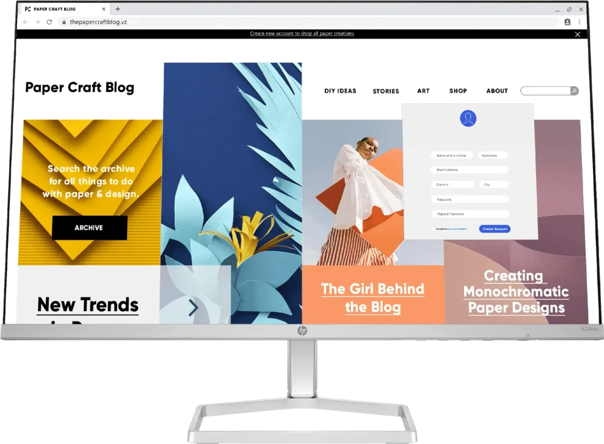 HP Series 5 524sw 23.8 inch Full HD Monitor Price in United States 2025 ...