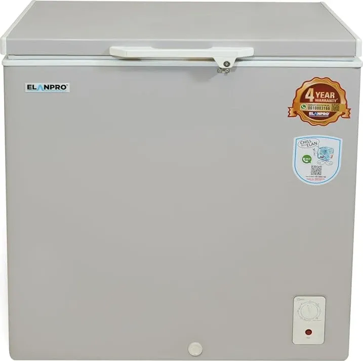 Elanpro EF-205G 197 L 4 Star Single Door Deep Freezer Price in India 2025, Full Specs & Review ...