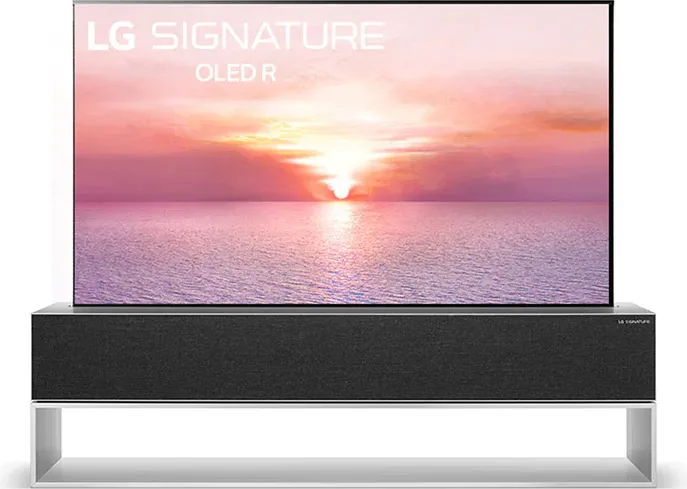 LG Signature OLED65R1PTA 65 inch Ultra HD 4K Rollable Smart OLED TV ...