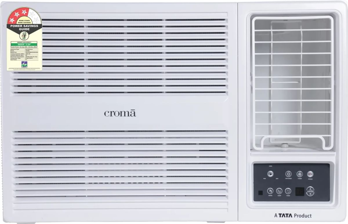 Croma CRLA018WAD193306 1.5 Ton 3 Star 2023 Window AC Price in India ...