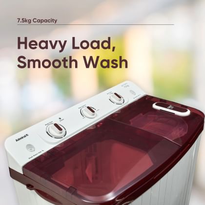Admiral ADTT75PTFI 7.5 kg Semi Automatic Washing Machine Price in India ...