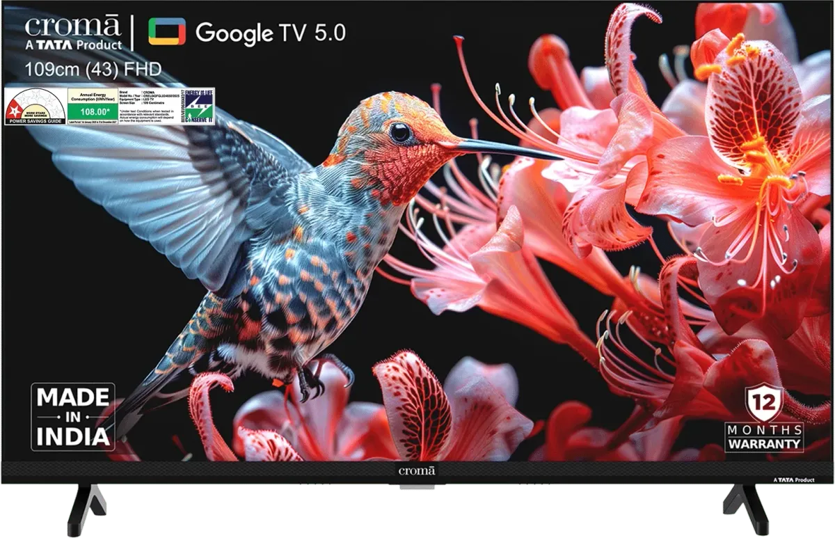 Croma CREL043FGL024650 43 inch Full HD Smart LED TV - Price in India ...