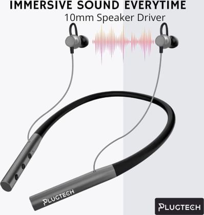 Plugtech GoNeck Pro 100 Wireless Neckband Price in India 2024, Full ...