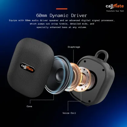 Callmate Nest 10W Bluetooth Speaker - Price in India (May 2026), Specs ...