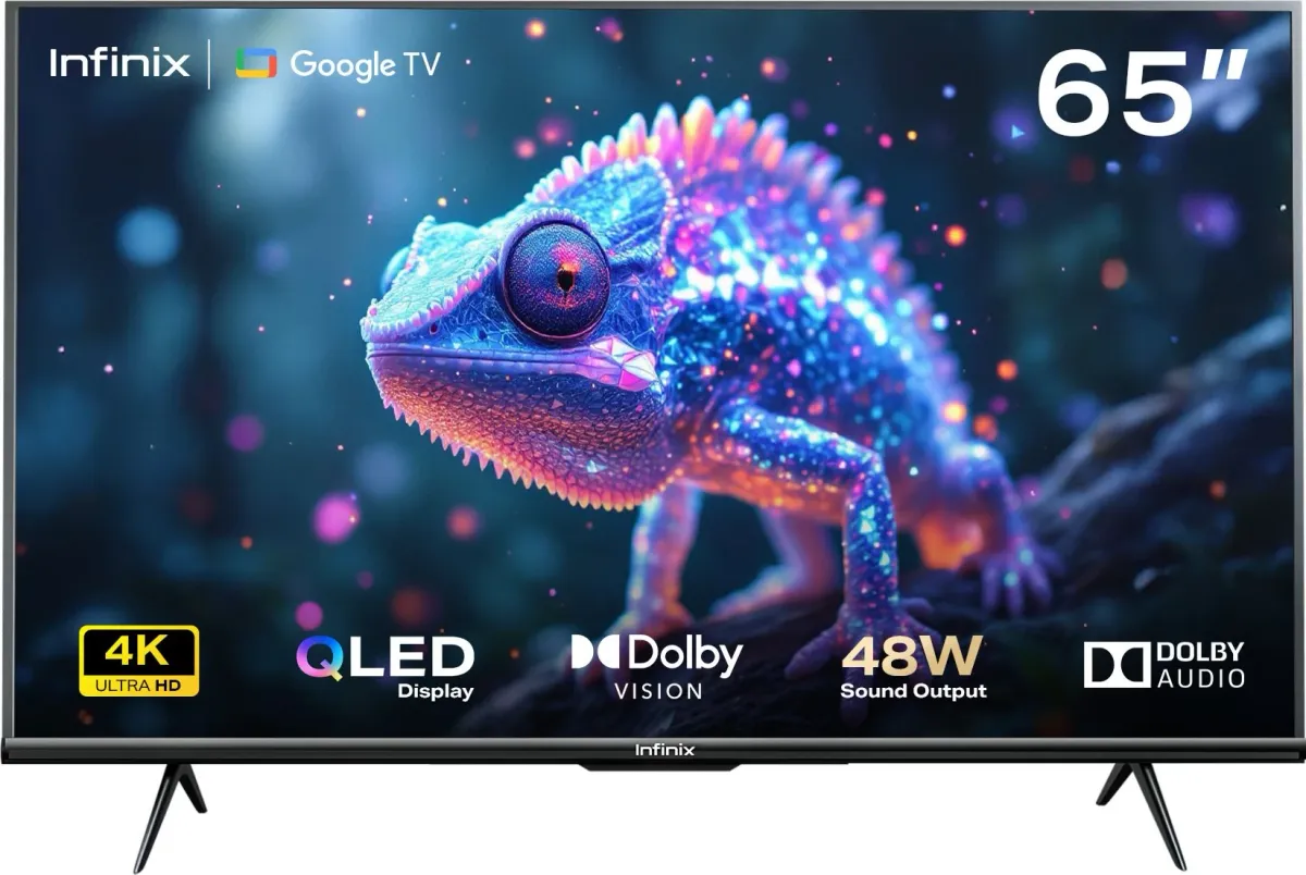 Infinix 65GU2Q 65 inch Ultra HD 4K Smart QLED TV Price in India 2025 ...