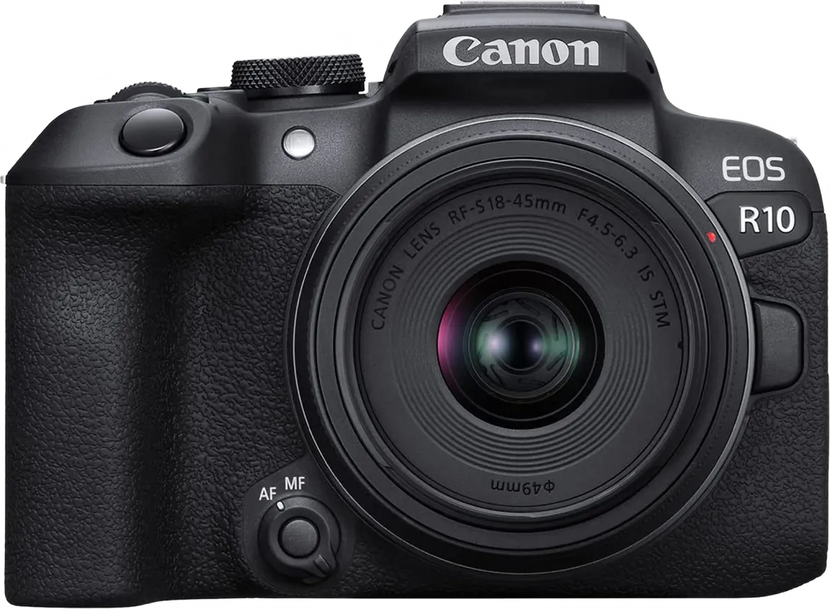 Canon EOS R10 24.2 MP Mirrorless Camera (RF-S 18-45mm F/4.5-6.3 IS STM ...