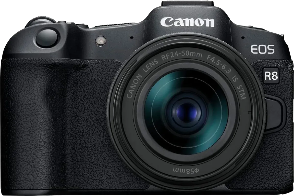 Canon EOS R8 24.2MP Mirrorless Camera with RF 24-50mm Lens F/4.5-6.3 IS ...