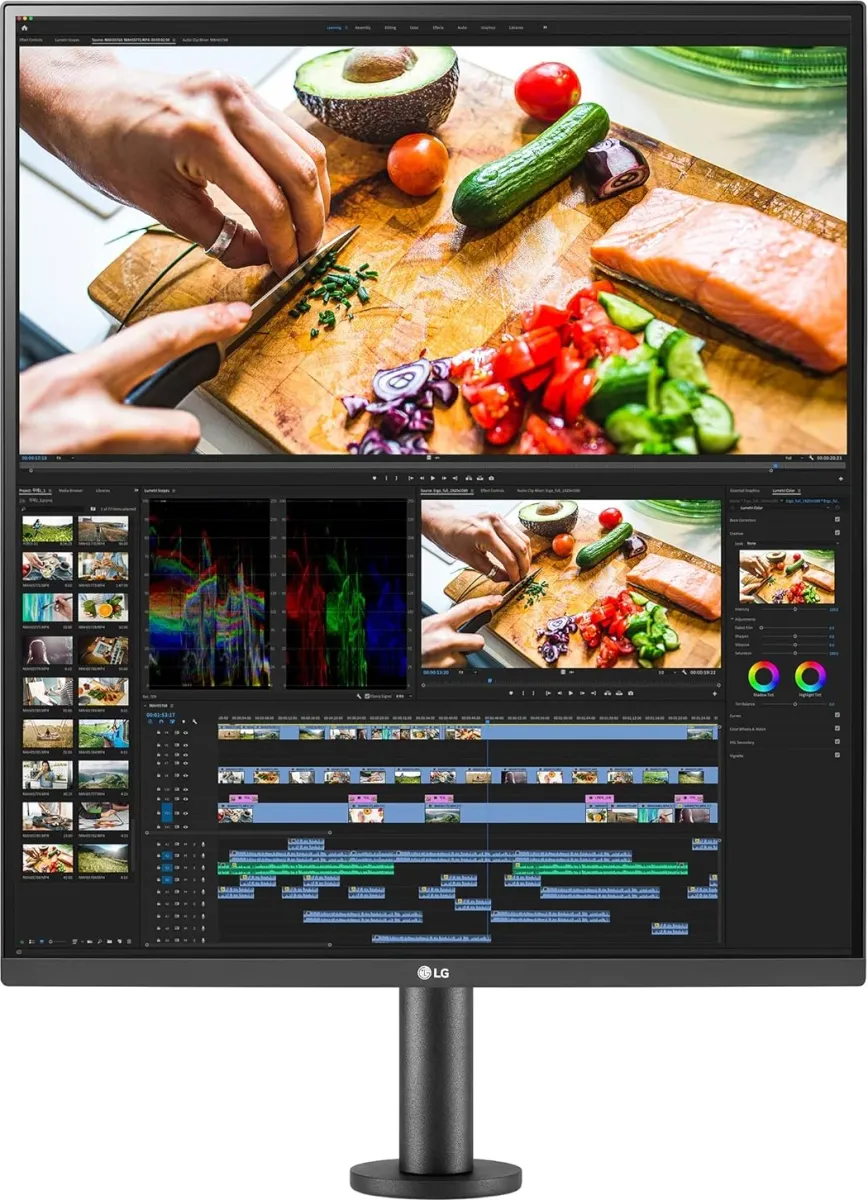LG DualUp 28MQ780 27.6 inch Square Double Quad HD Vertical Monitor ...