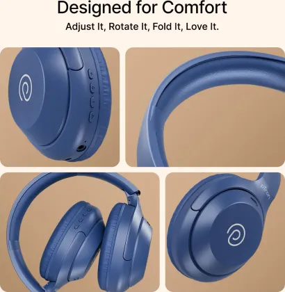 pTron Studio Classic Wireless Headphones Price in India 2025, Full ...