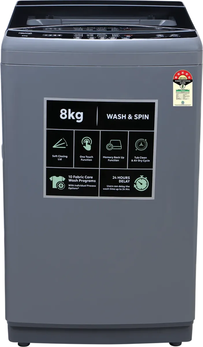 Croma CRLW080FAF264505 8 kg Fully Automatic Top Load Washing Machine ...