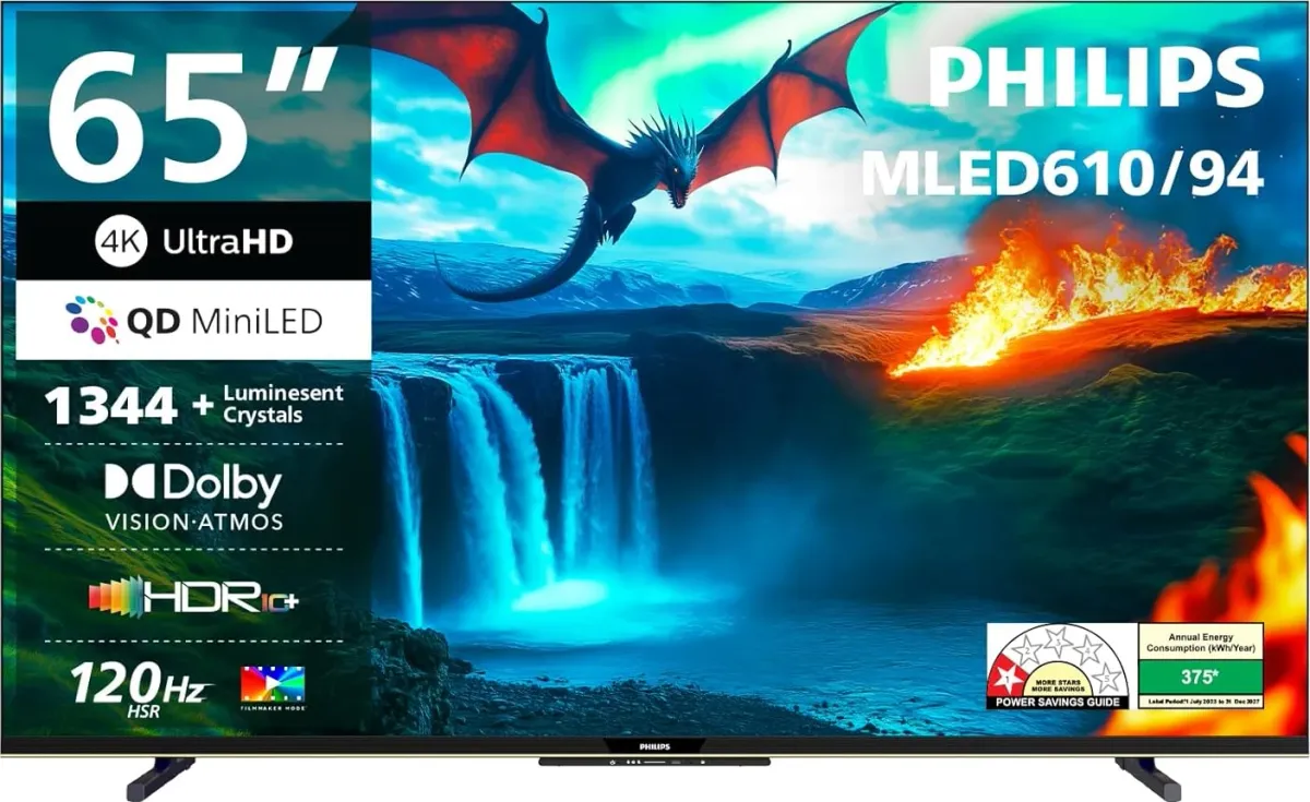Philips 65MLED610/94 65 inch Ultra HD 4K Smart Mini LED TV - Price in ...