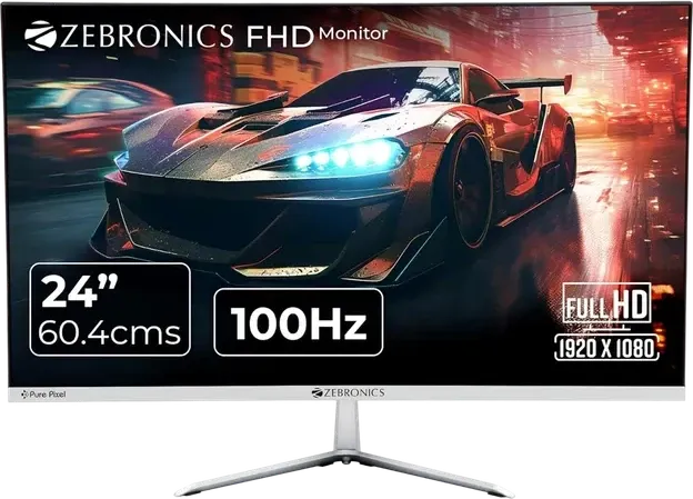 Zebronics MT120 24 inch Full HD Monitor Price in India 2025, Full Specs ...