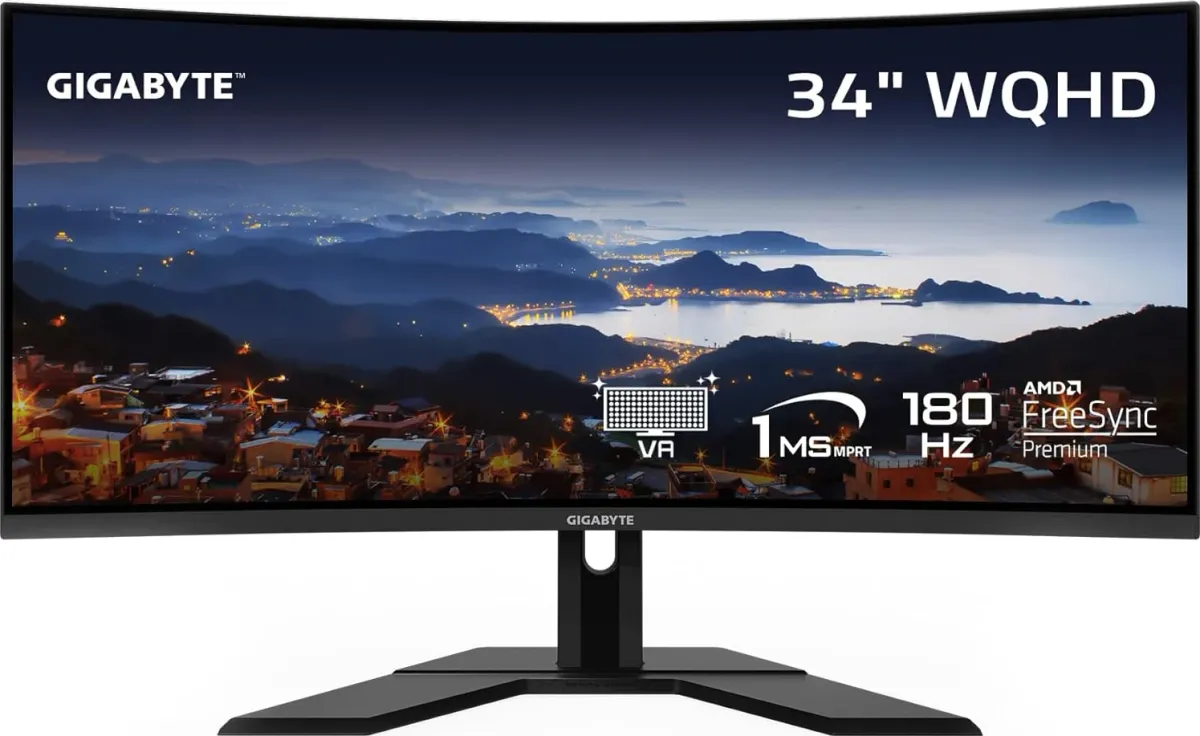 Gigabyte G34WQCP 34 inch WQHD Curved Gaming Monitor - Price in United ...