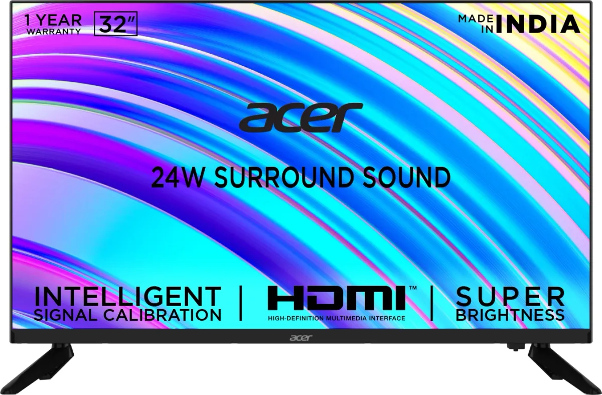 Acer AR32NSV53HDFL 32 inch HD LED TV - Price in India (May 2026), Specs ...