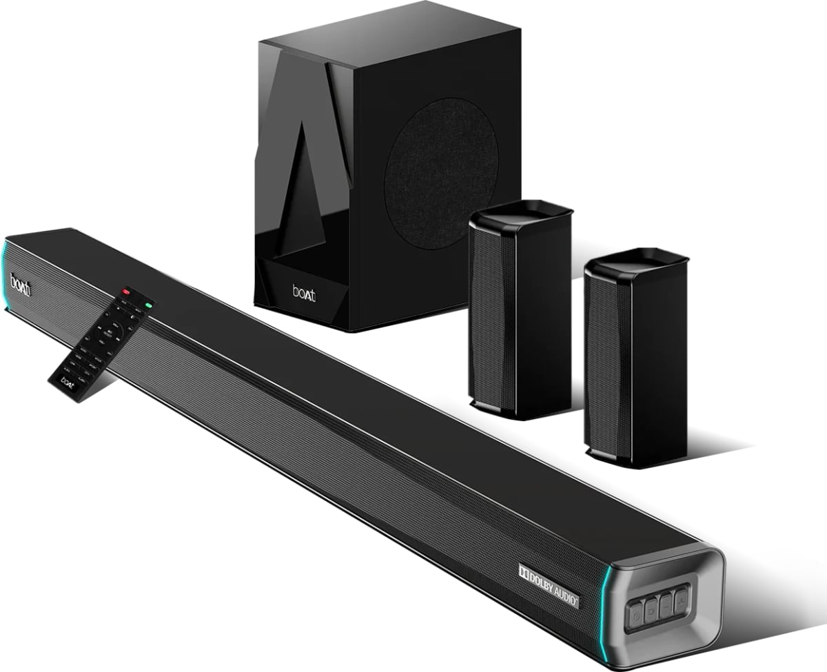 boAt Aavante Bar 5400D 550W Bluetooth Soundbar Price in India 2025 ...