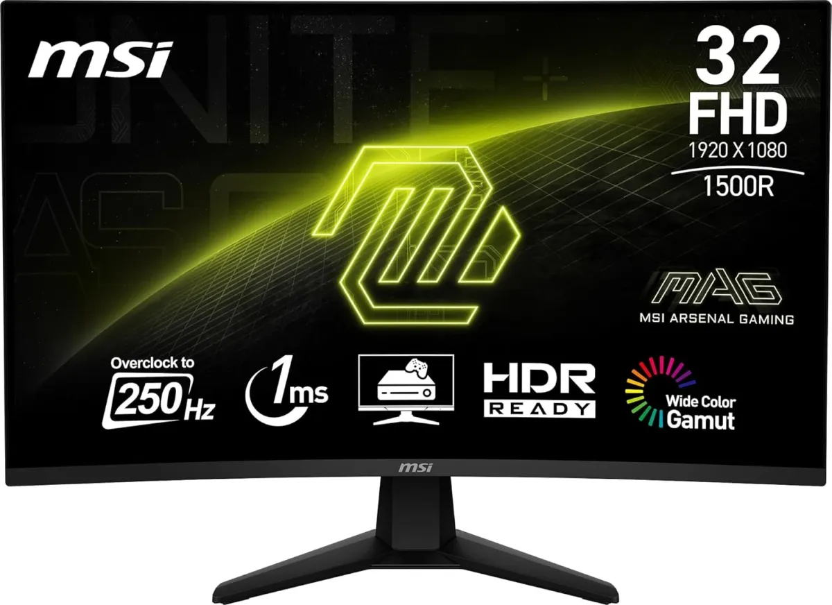 MSI MAG 32C6X 32 inch Full HD Curved Gaming Monitor - Price in India ...