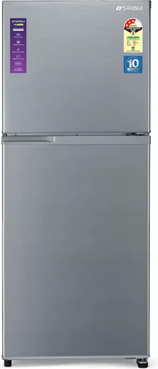 Sansui 272JF3SNDS 271 L 3 Star Double Door Refrigerator Price in India ...