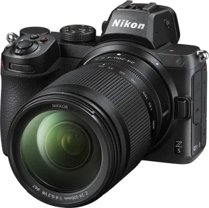 Nikon Z5 24MP Mirrorless Camera with Nikkor 24-200 mm F/4-6.3 VR Lens ...