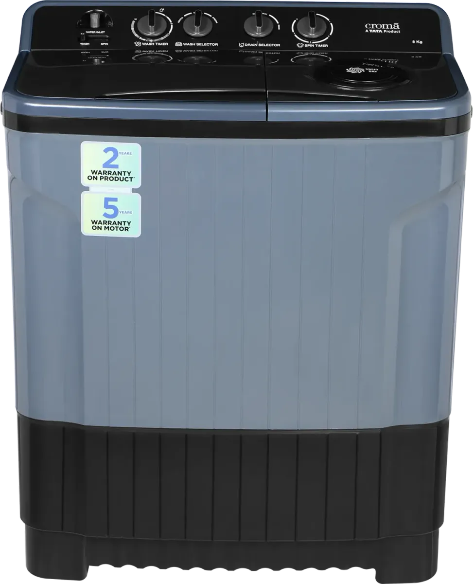 Croma CRLW080SMF248602 8 kg Semi Automatic Washing Machine Price in ...