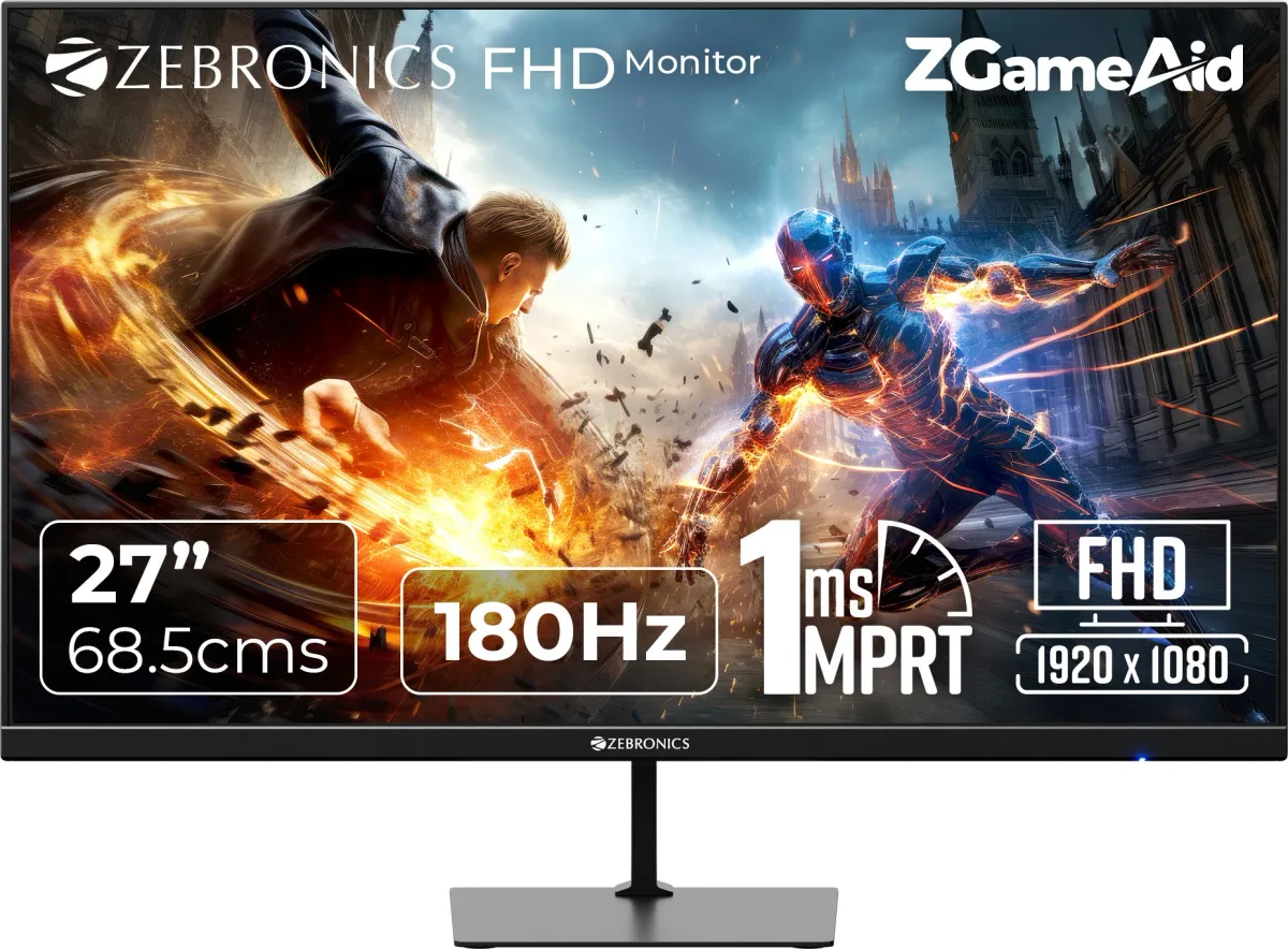 Zebronics ZEB-N27A 27 inch Full HD Monitor Price in India 2025, Full ...