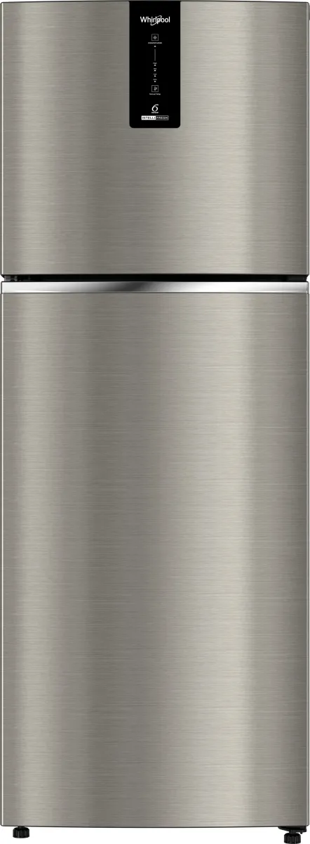 Whirlpool IF INV 355 Omega Steel 308 L 3 Star Double Door Refrigerator ...