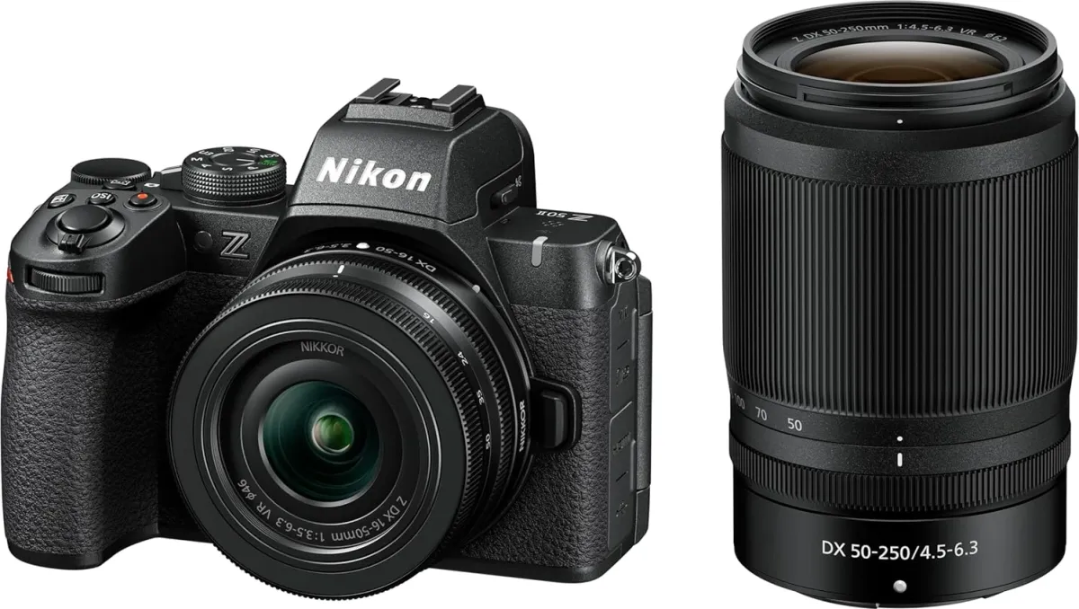 Nikon Z50 II Mirrorless Camera with 16-50mm Lens & 50-250mm Lens Price ...