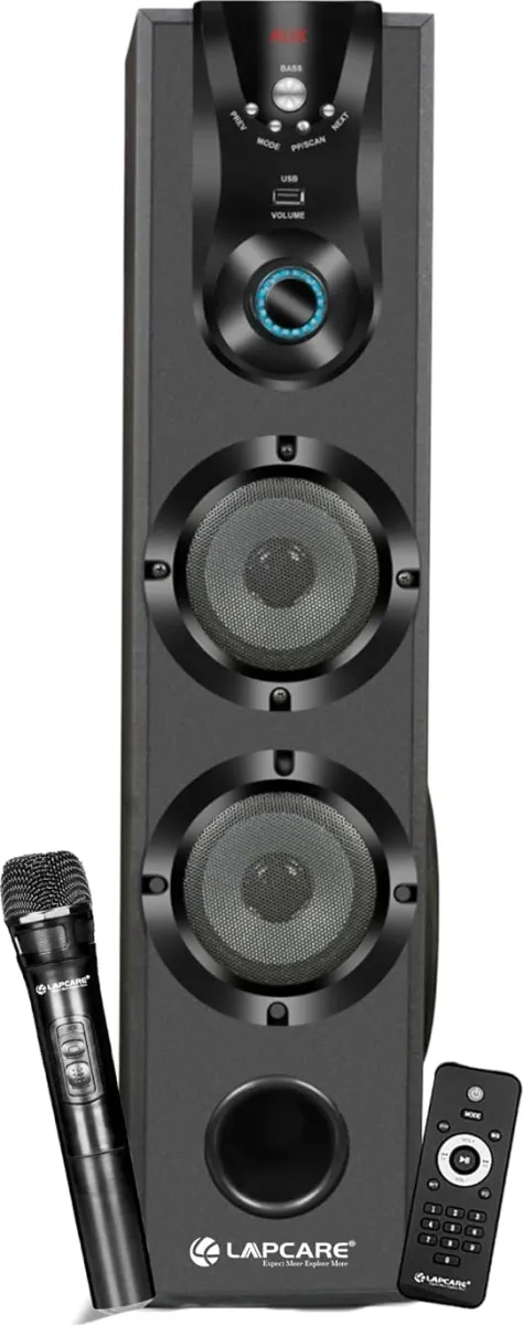 Lapcare Dhamaka 50W Tower Speaker Price in India 2025, Full Specs ...