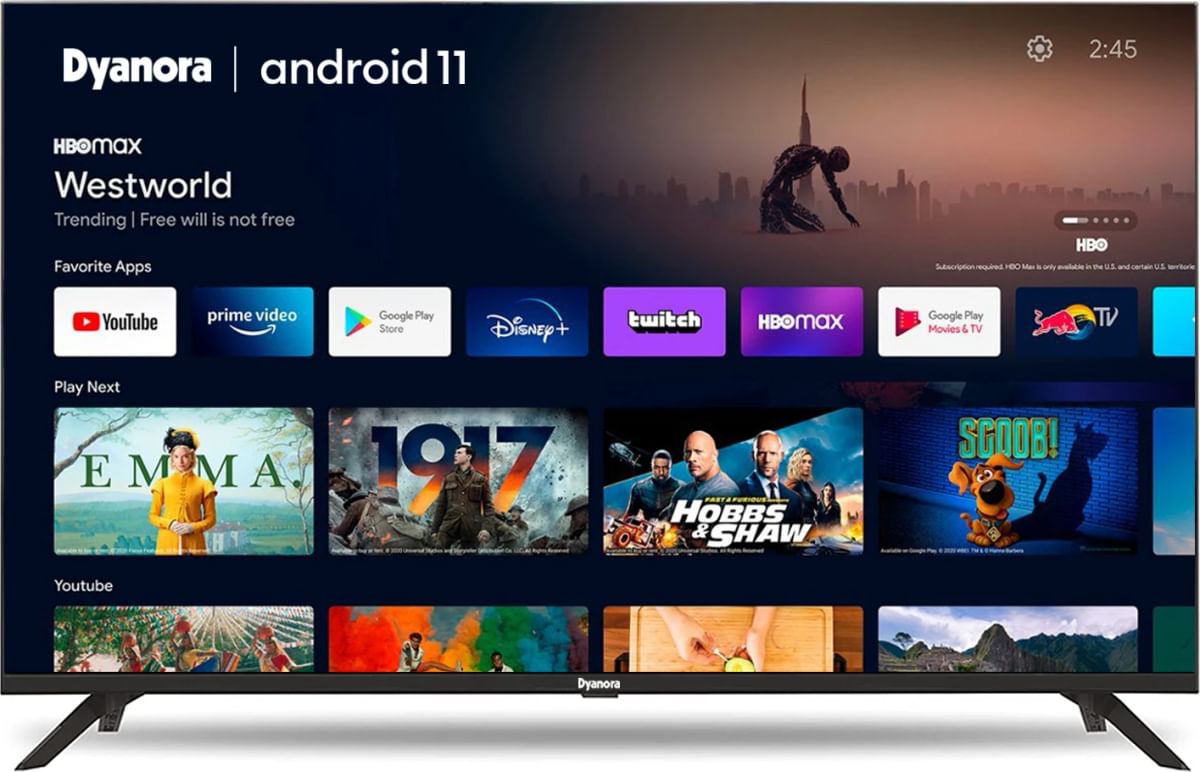 Dyanora AU Series 32 inch HD Ready Smart LED TV (DY-LD32H1S) Price in ...