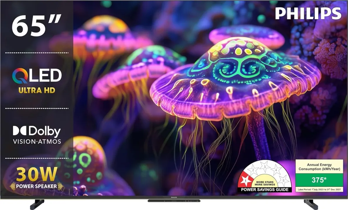 Philips Lumina Series 65 inch Ultra HD 4K Smart QLED TV (65PQT8100/94 ...