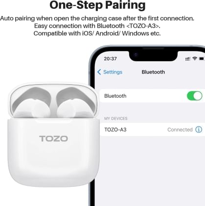 Tozo A3 True Wireless Earbuds Price in India 2024, Full Specs & Review | Smartprix